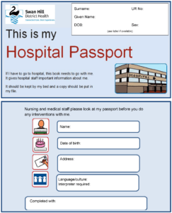 Hospital Passport : Swan Hill District Health